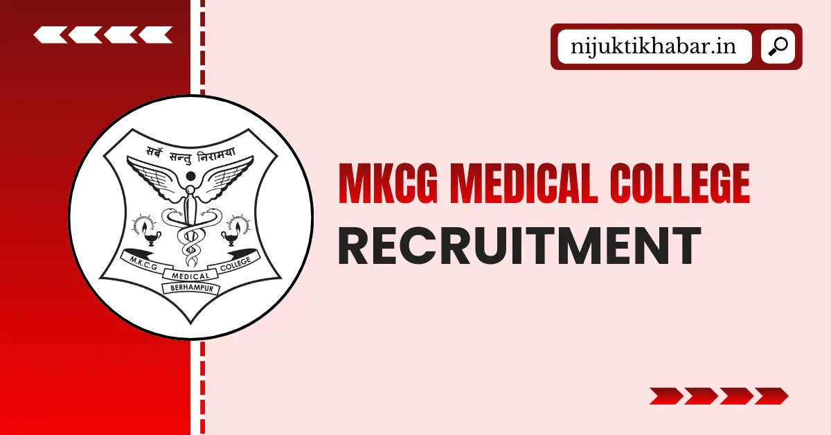 MKCG Medical College Recruitment 2025 – Apply for Research Assistant ...